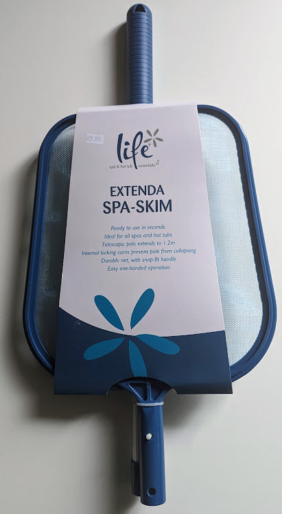 Hot tub skimmer with 40" extension handle | Leisure Concepts