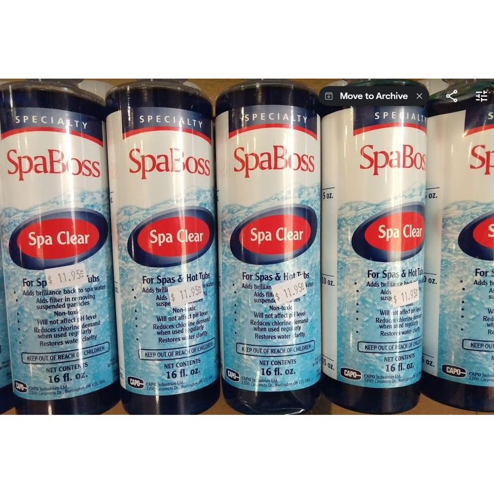 Spa Clear spa clarifier, 16oz Default Title | Leisure Concepts